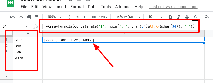 Google Sheets Tip Generate JSON Data From Rows And Columns Highview Apps