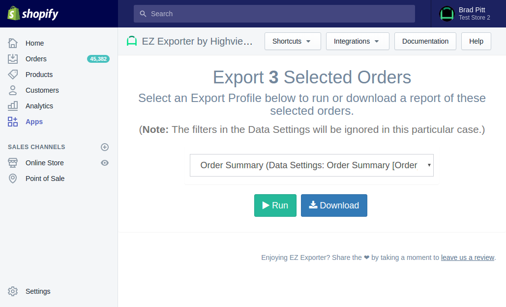 Export Selected Orders, Products, or Customers From the Shopify Admin to a Custom CSV | Highview ...