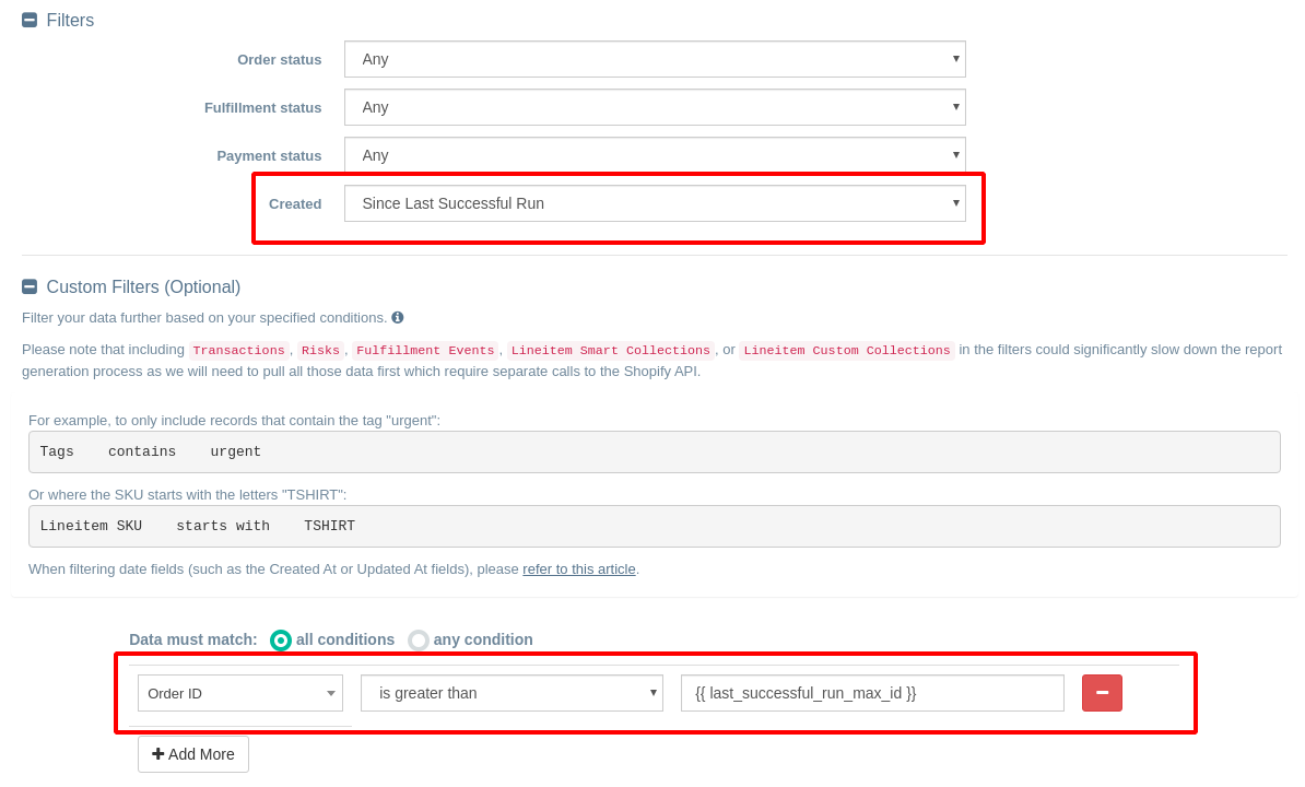 How do I create an automated CSV export that only includes new orders? | Highview Apps